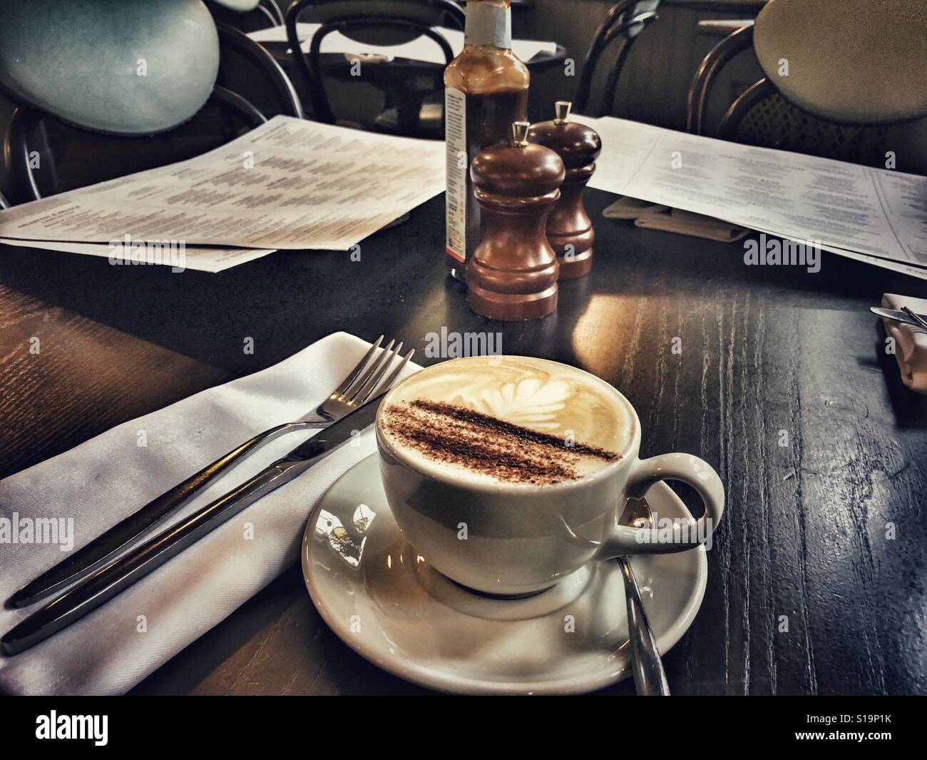 Tabletop menus hi-res stock photography and images - Alamy