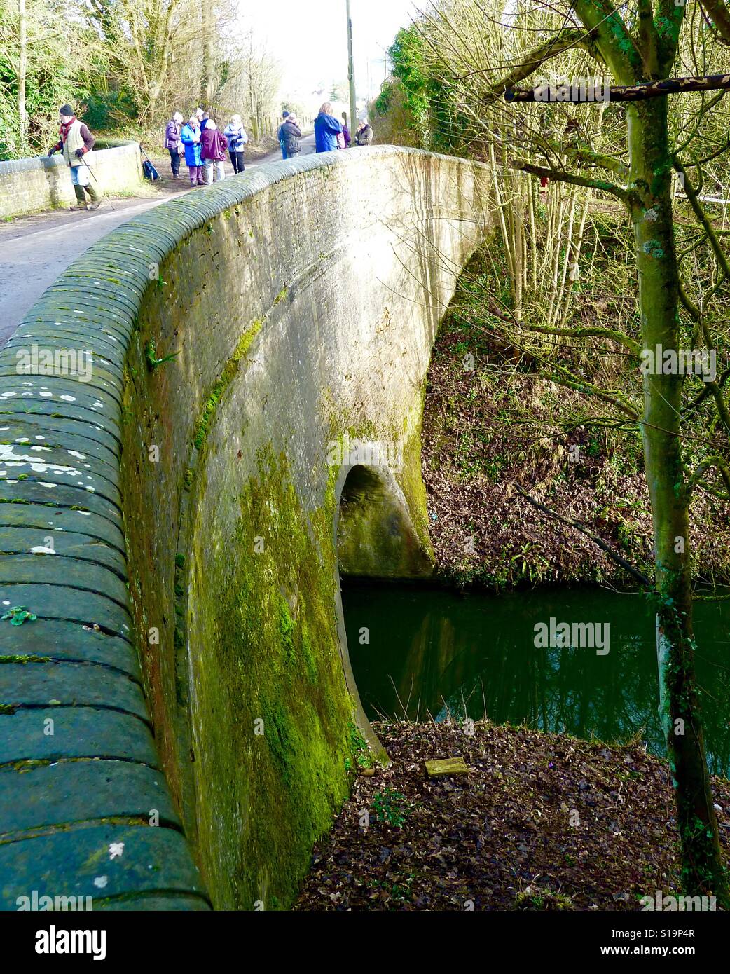 Bridge over canal Stock Photo - Alamy