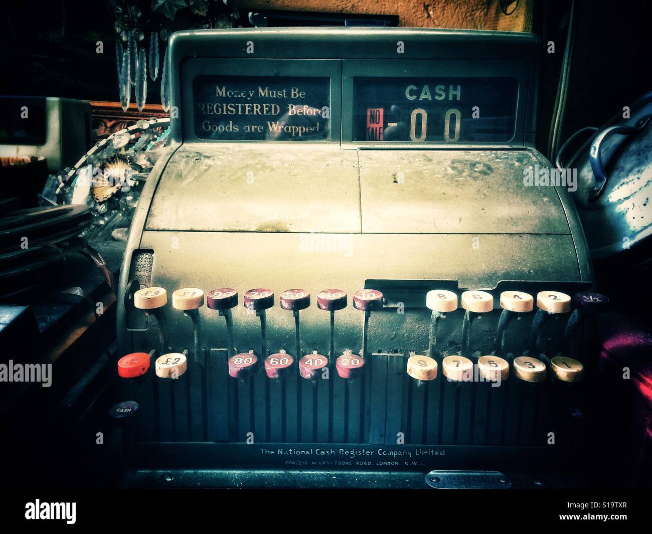 Antique Keys Cash Register High Resolution Stock Photography and Images ...