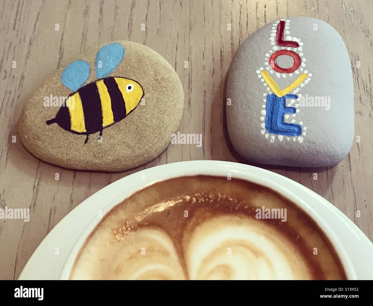 Breakfast time, honey love Stock Photo - Alamy