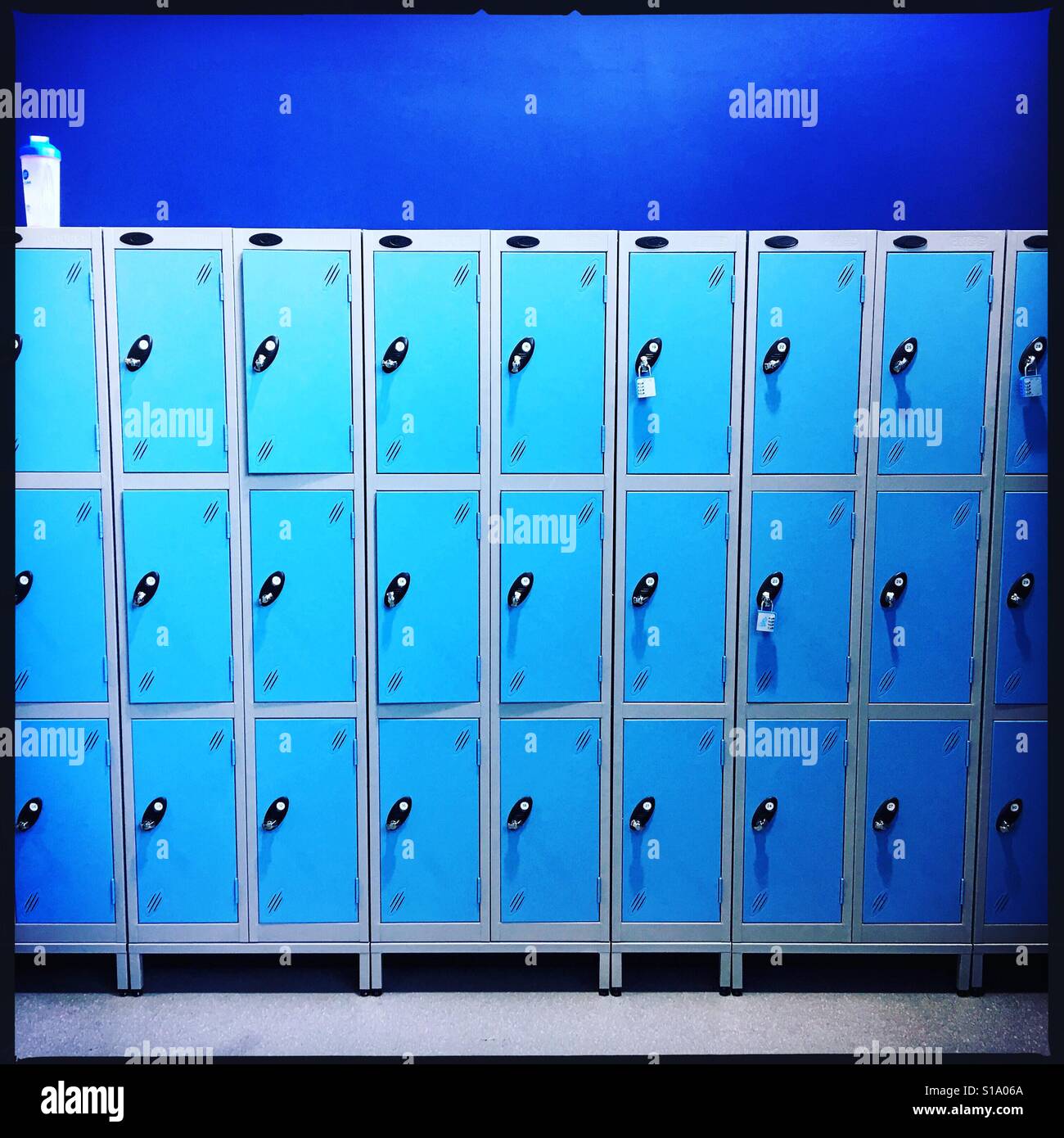 Lockers in Gym Stock Photo, Royalty Free Image: 310620978 - Alamy