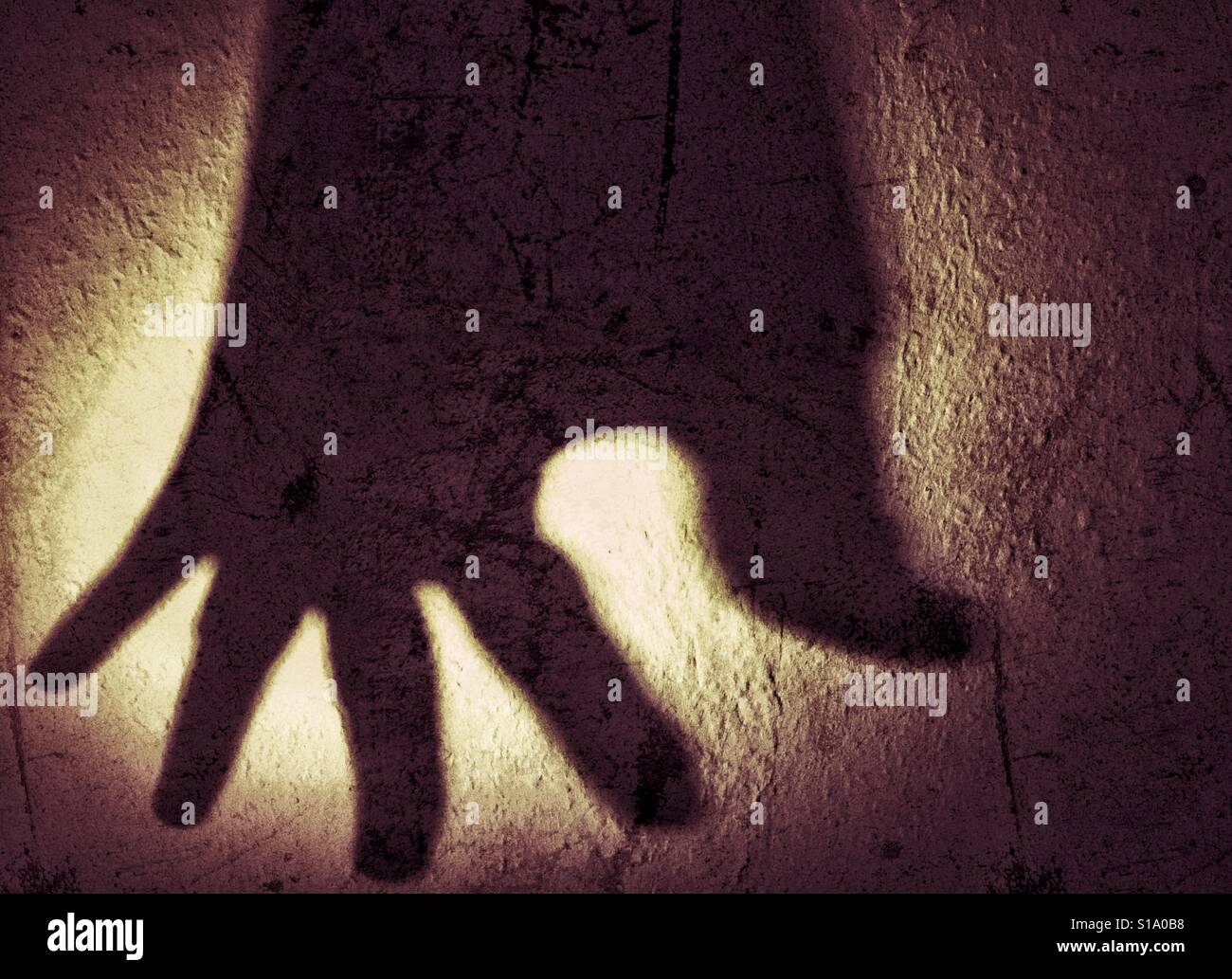 Hand silhouettes hi-res stock photography and images - Alamy