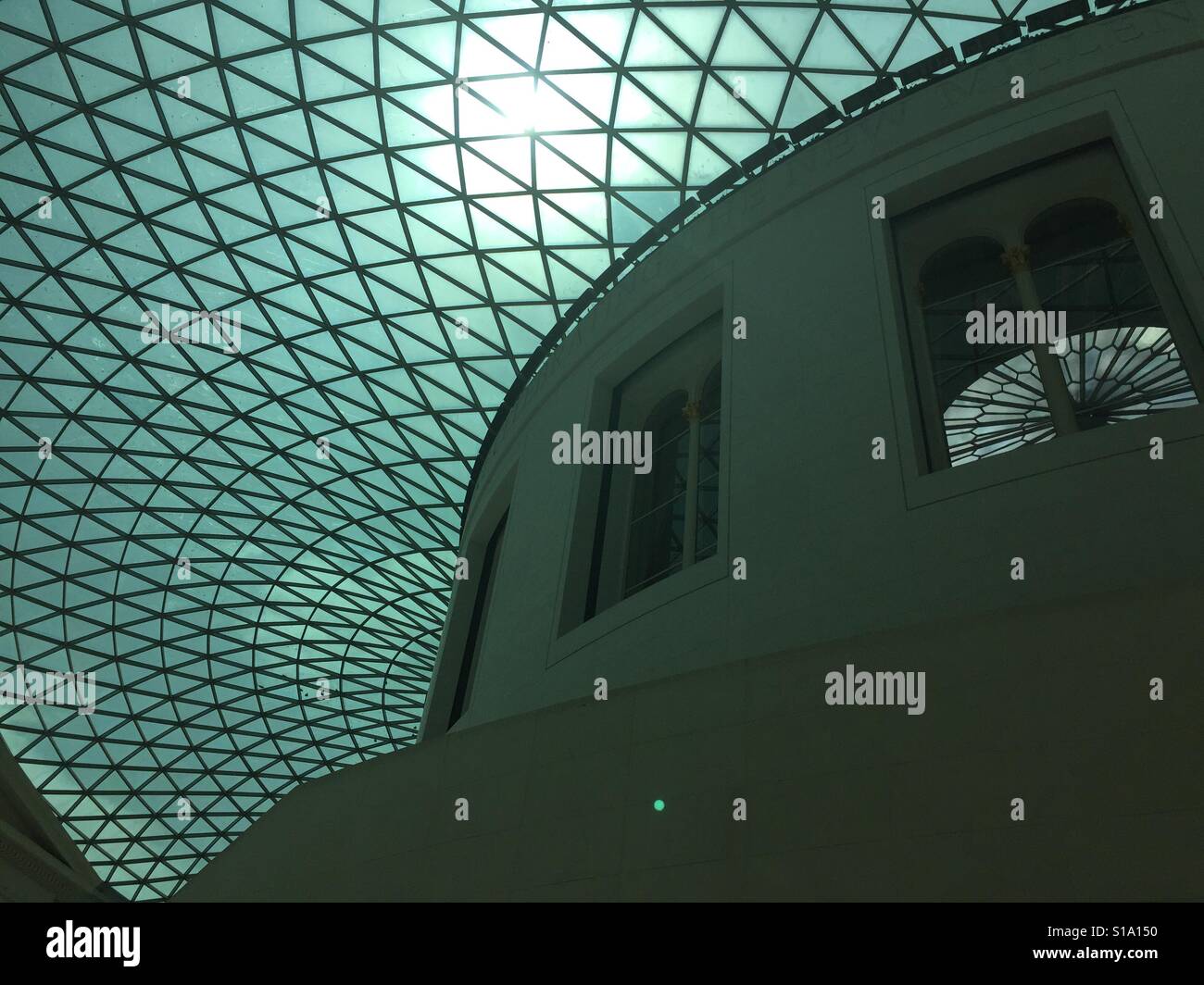 British museum roof Stock Photo - Alamy