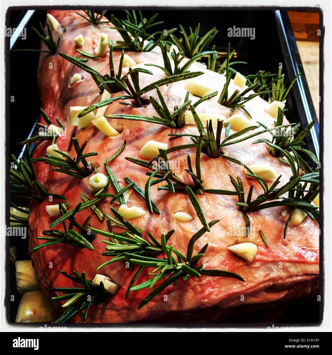 Roasting lamb hi-res stock photography and images - Alamy