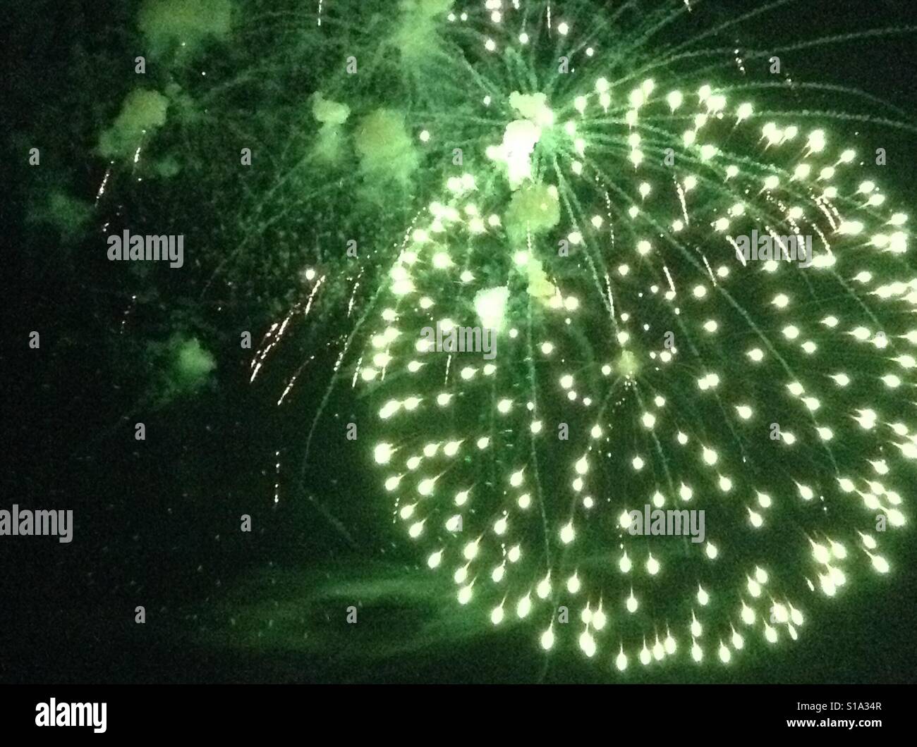 Lime Green Fireworks