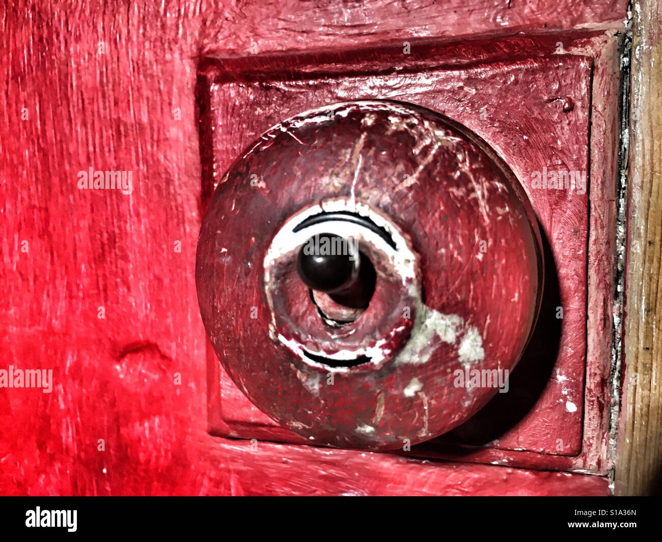 Old fashioned light switch Stock Photo - Alamy