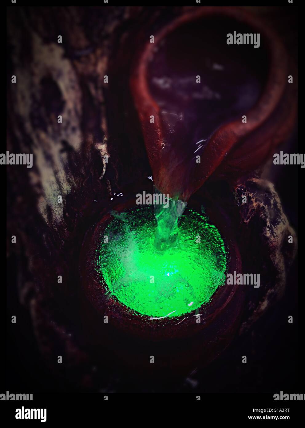 Magic fall changing light Stock Photo - Alamy