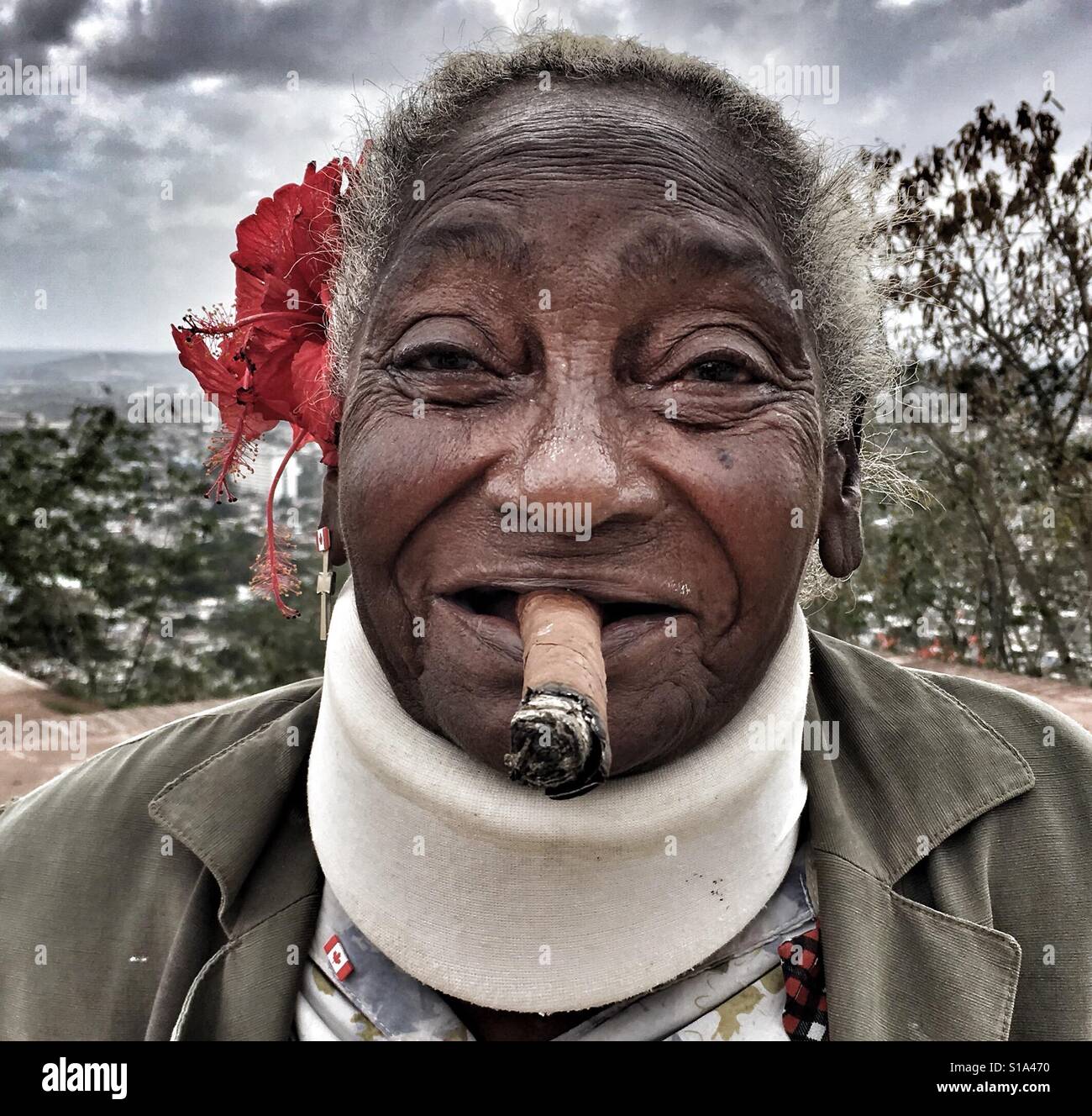 Crazy Looking Black Woman