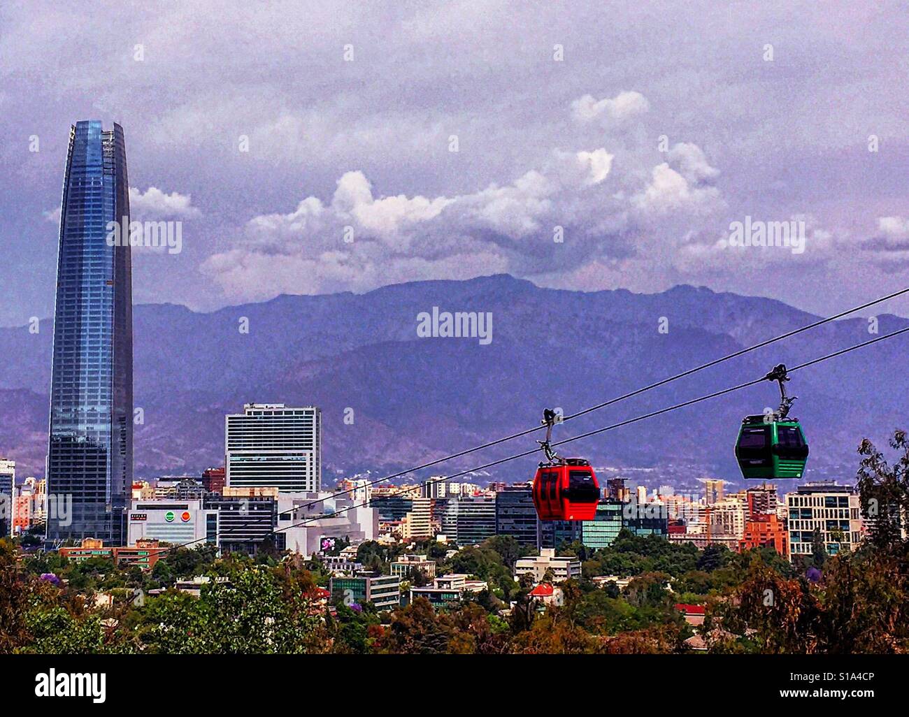 The gran torre santiago hi-res stock photography and images - Alamy