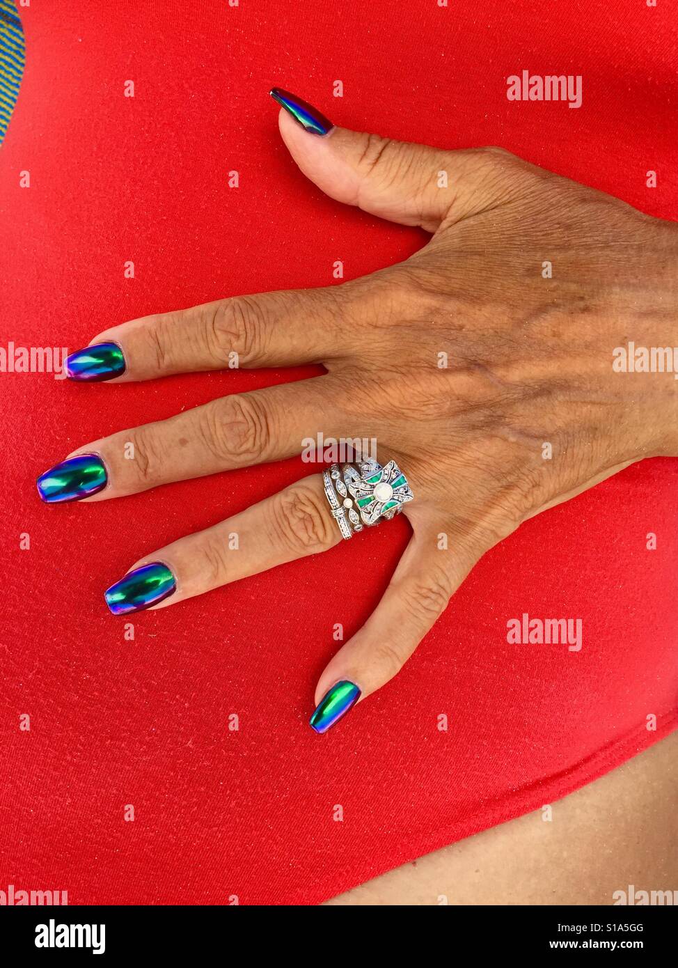 Hand jewellery hi-res stock photography and images - Alamy