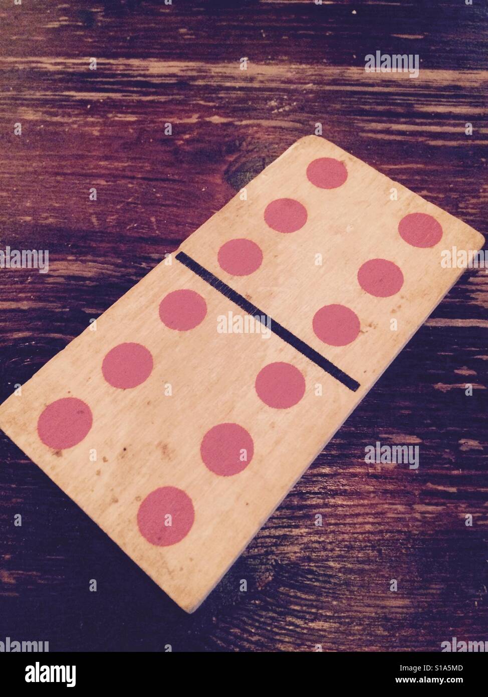 Double Six Domino High Resolution Stock Photography and Images - Alamy