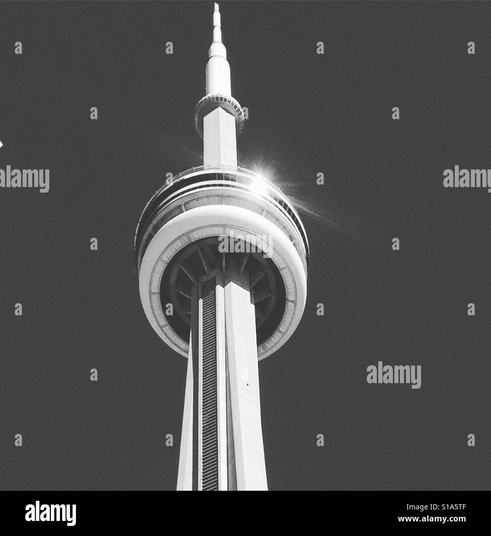 Cn tower Black and White Stock Photos & Images - Alamy