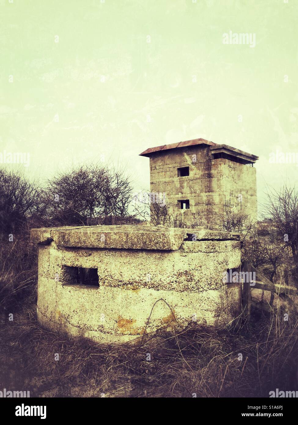 World war one pill box hi-res stock photography and images - Alamy