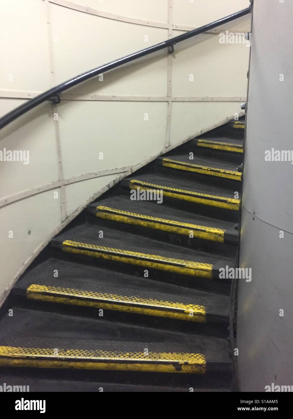 London underground stairs hi-res stock photography and images - Alamy