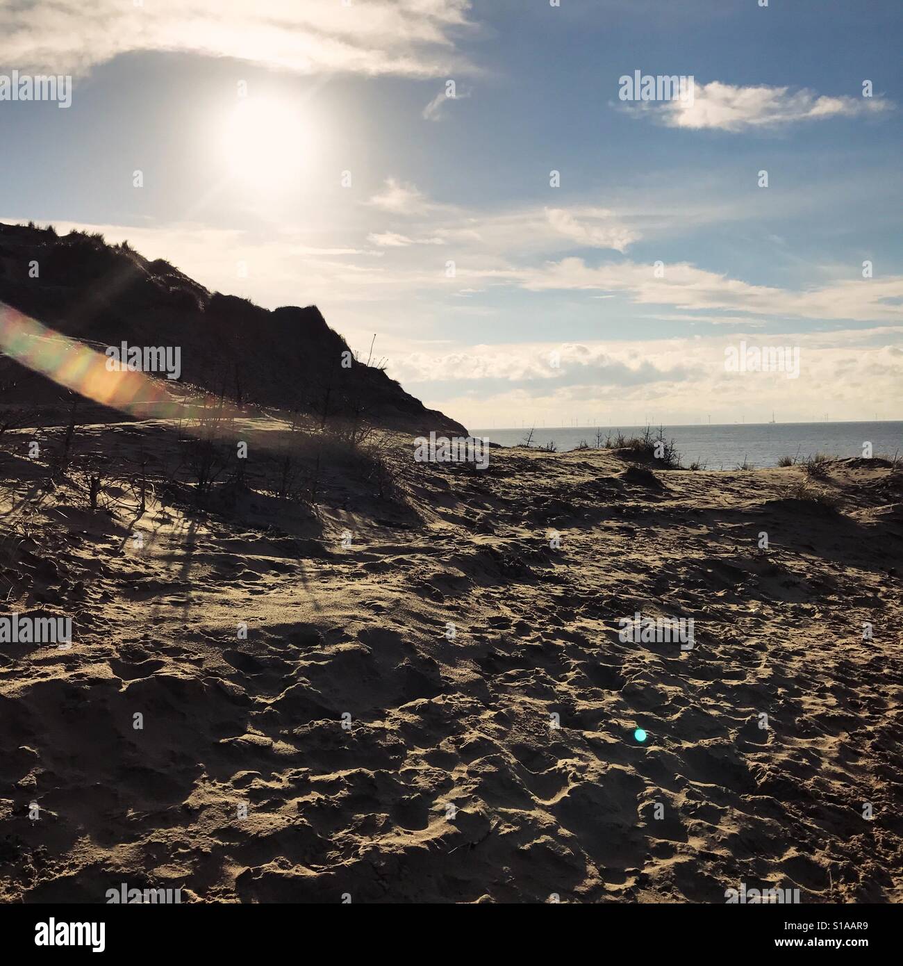 Formby point sand dunes Stock Photo - Alamy