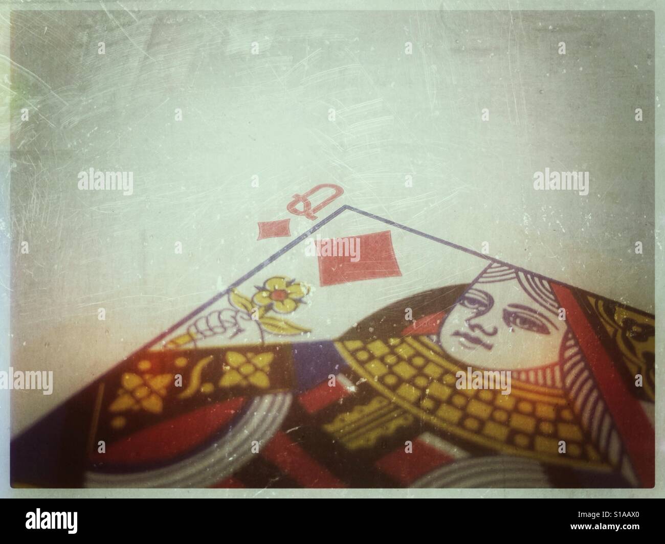 Queen diamonds card hi-res stock photography and images - Alamy