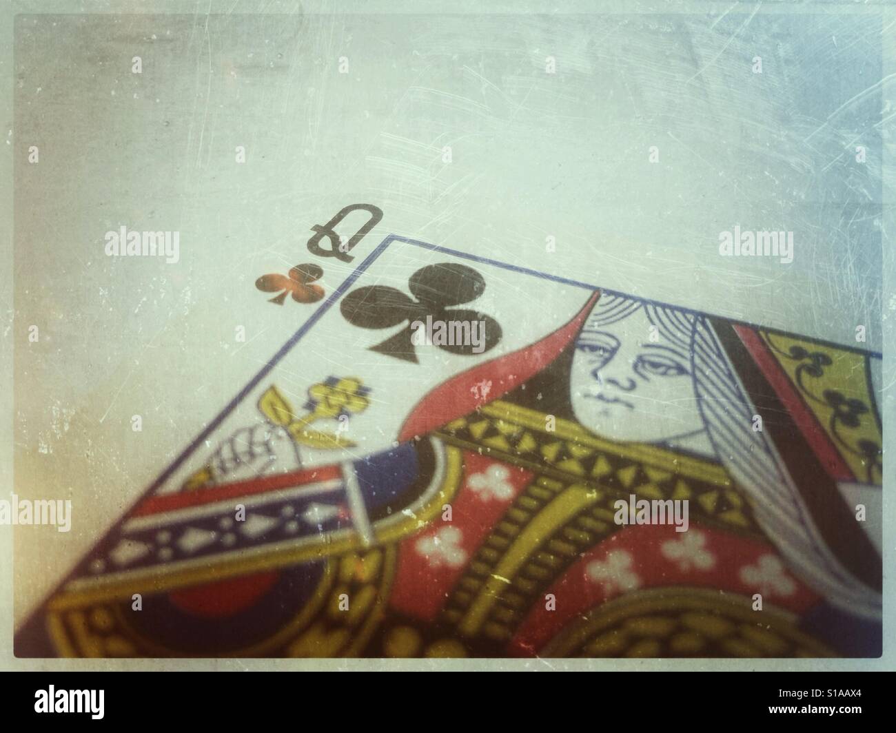 Queen Pikes (Spades) Cars with Playing Card Game with White Background ...