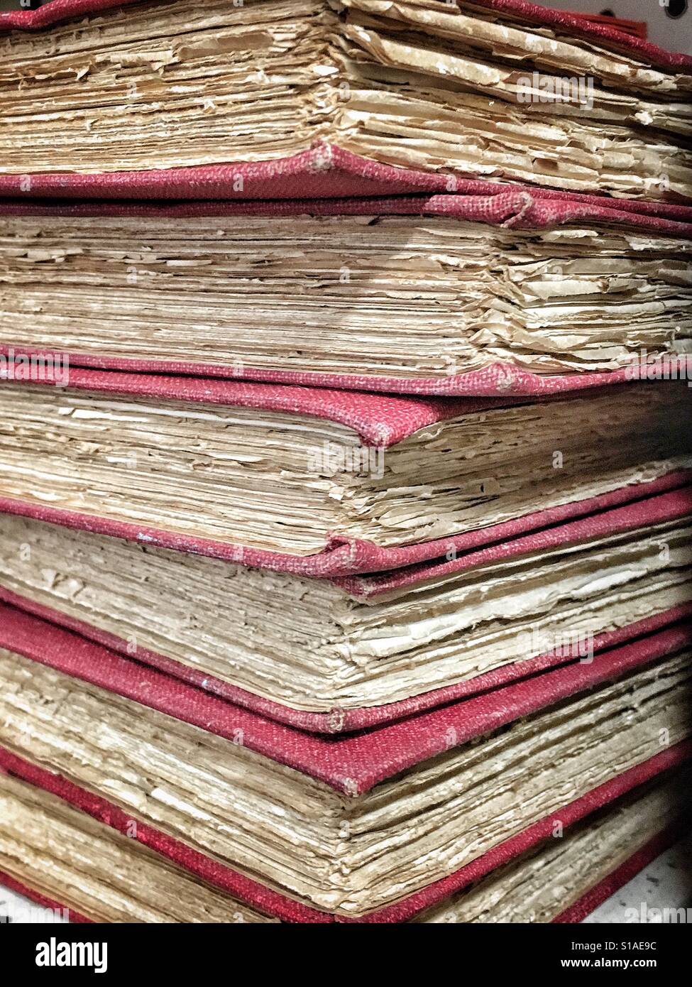 Stack of old books Stock Photo - Alamy