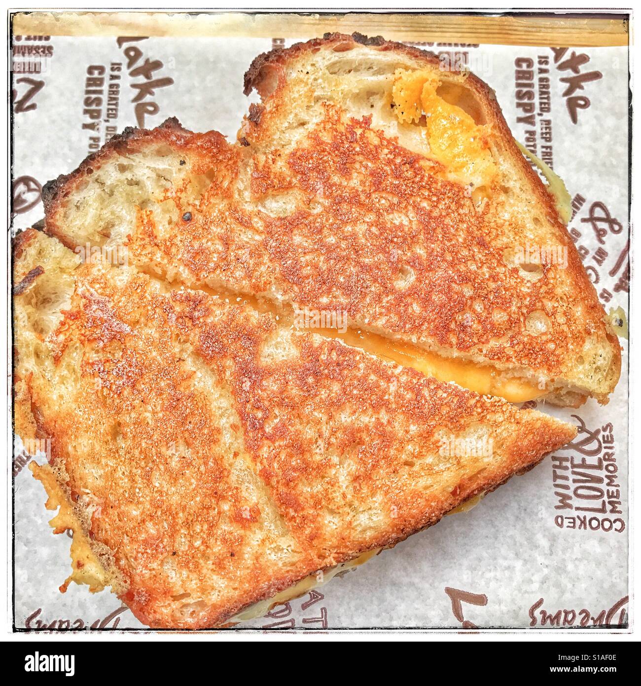 Toasted cheese sandwich Stock Photo - Alamy