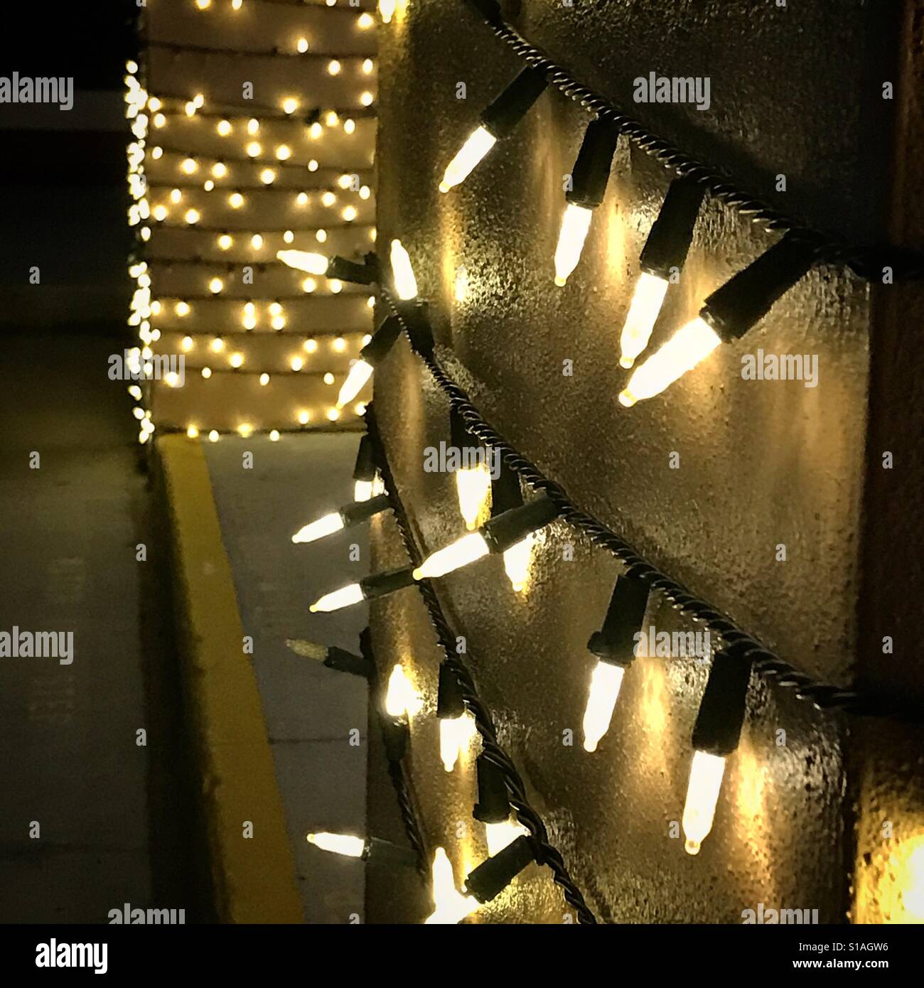 Lights at nighttime Stock Photo - Alamy