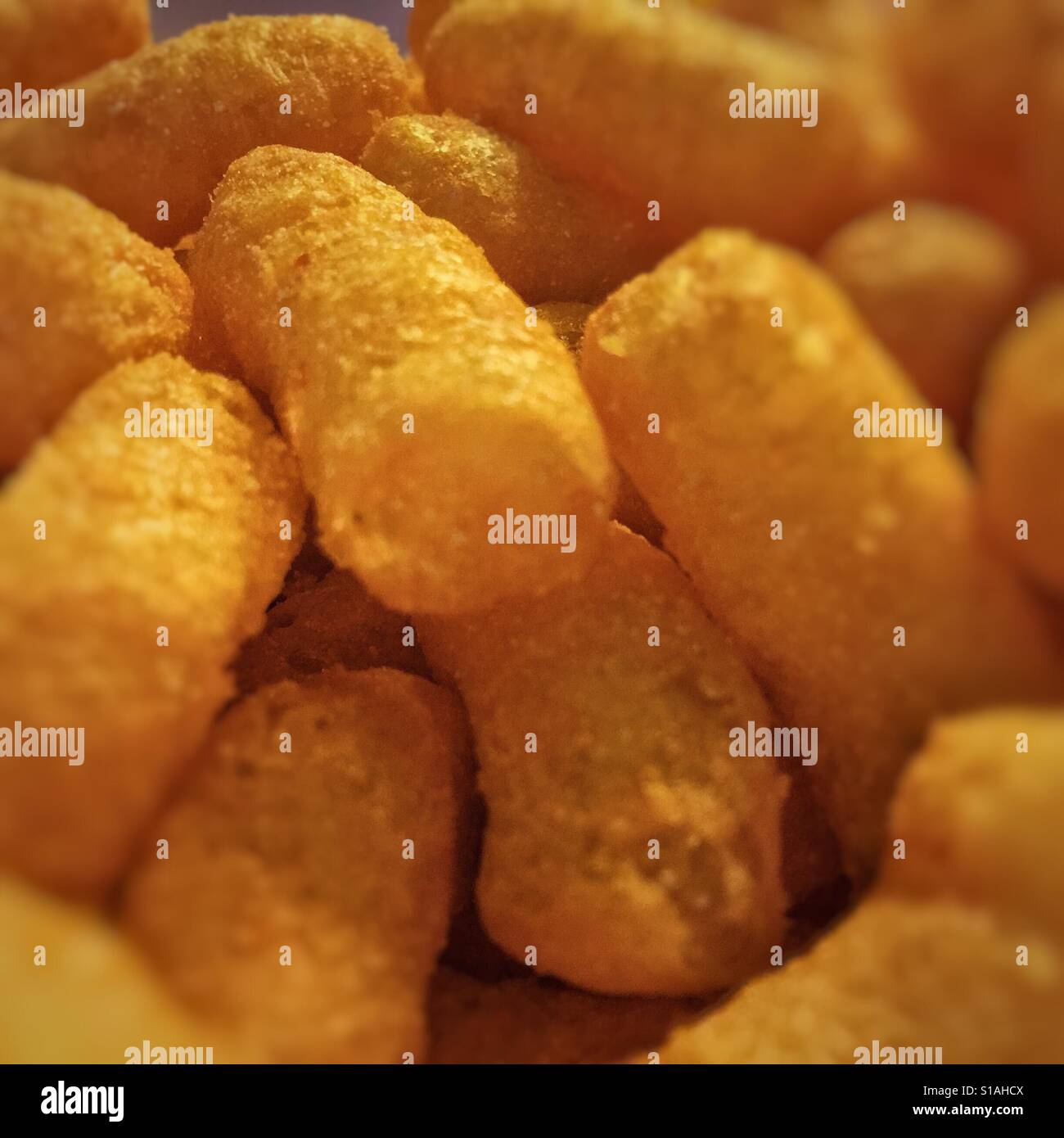 Cheesy maize / cheesy wotsits snack Stock Photo - Alamy