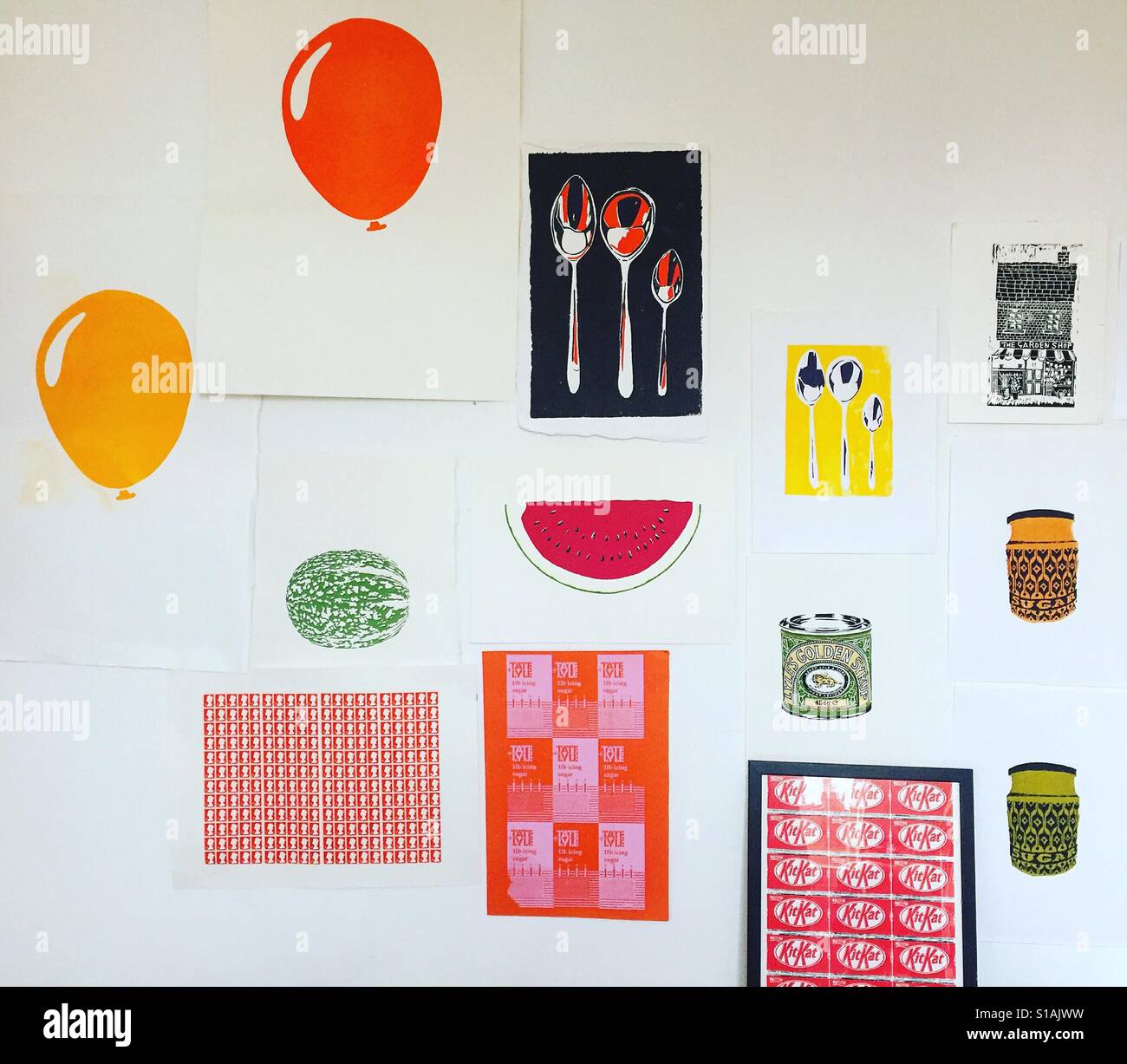 Screen print art hi-res stock photography and images - Alamy