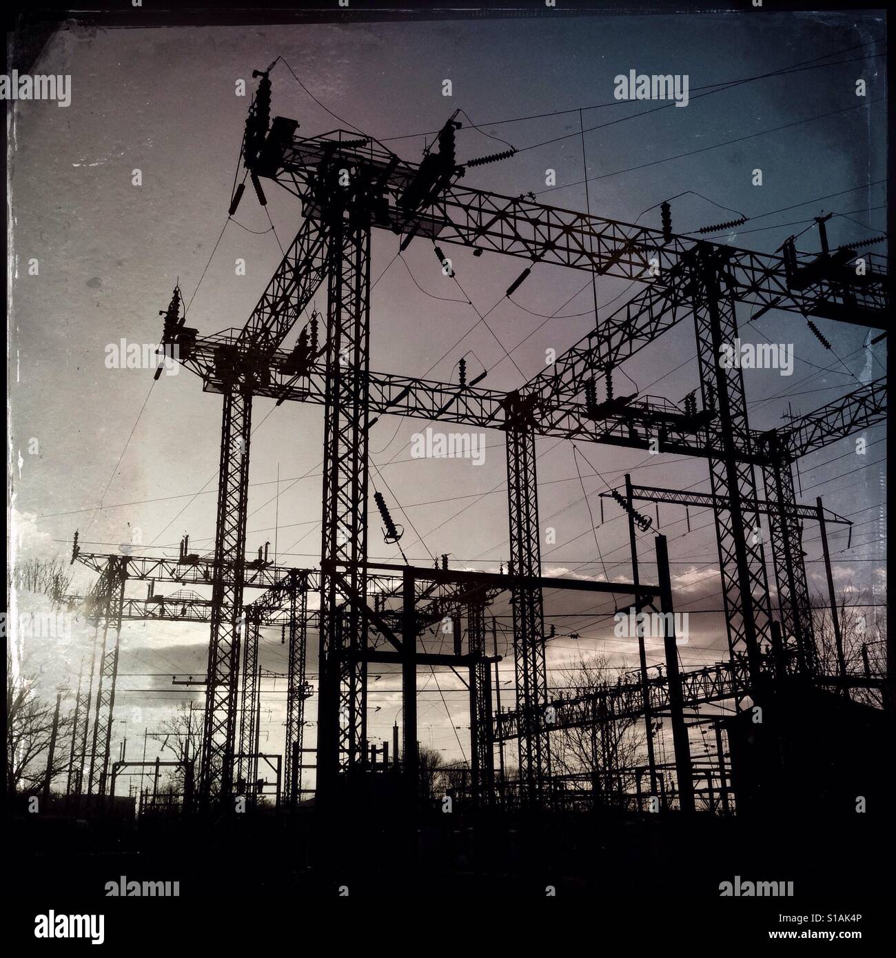 Powerline work hi-res stock photography and images - Alamy