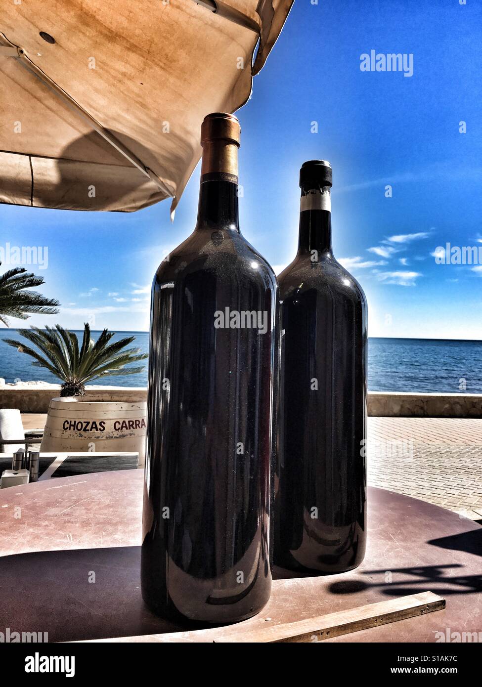 Two wine bottles hi-res stock photography and images - Alamy