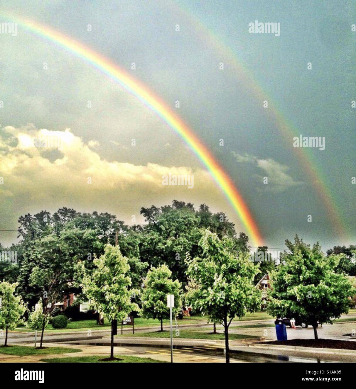 Double rainbows hi-res stock photography and images - Alamy