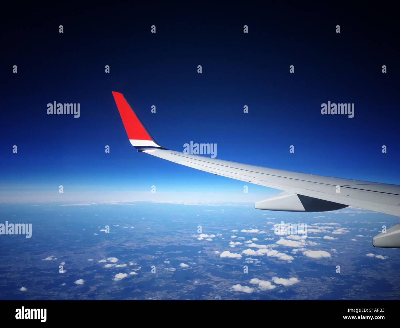 Aeroplane wing inside aeroplane hi-res stock photography and images - Alamy