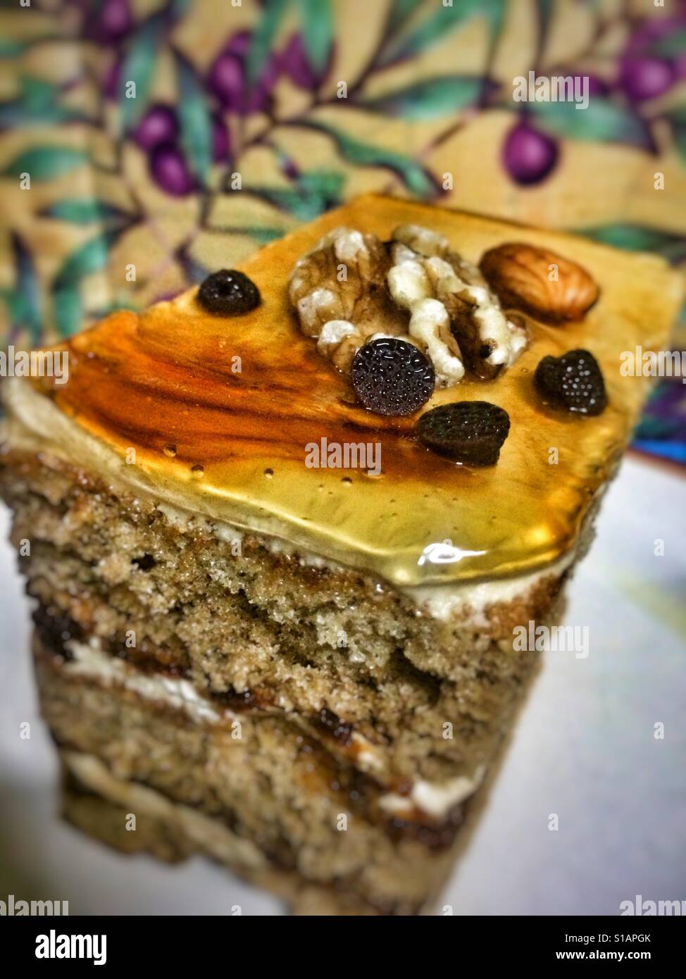 Mocha Avalanche Cake Stock Photo - Alamy