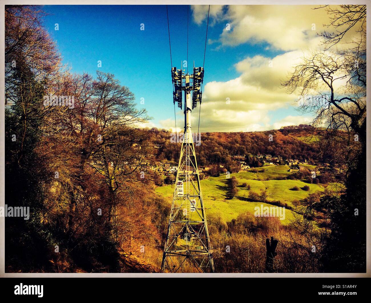 Matlock bath cable car hi-res stock photography and images - Alamy