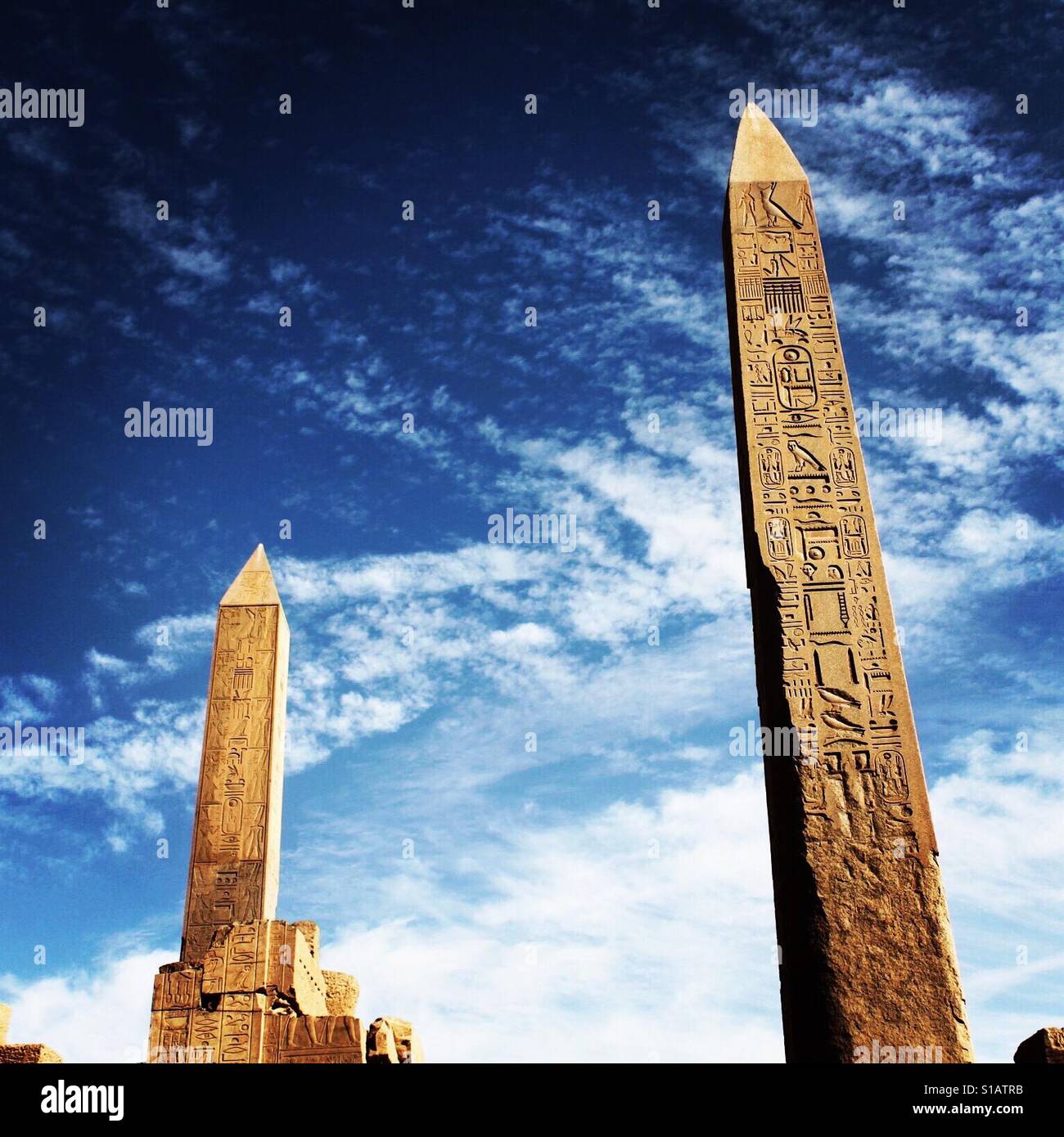 Obelisks luxor hi-res stock photography and images - Alamy