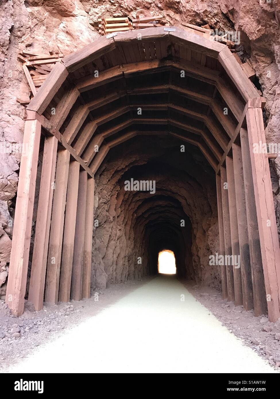 Old Railroad Track Trail in Lake Mead Stock Photo - Alamy