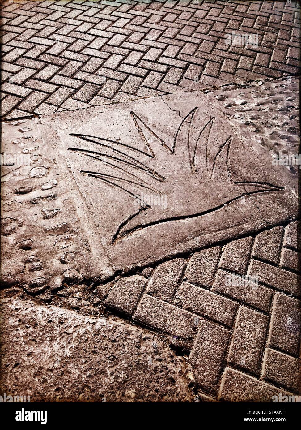 Pavement patterns hi-res stock photography and images - Alamy