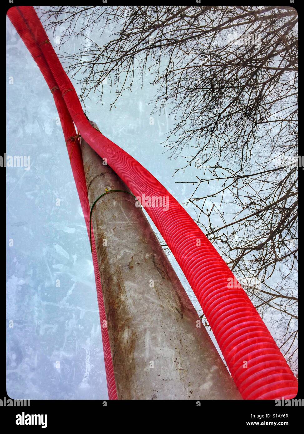 Concrete pole hi-res stock photography and images - Alamy