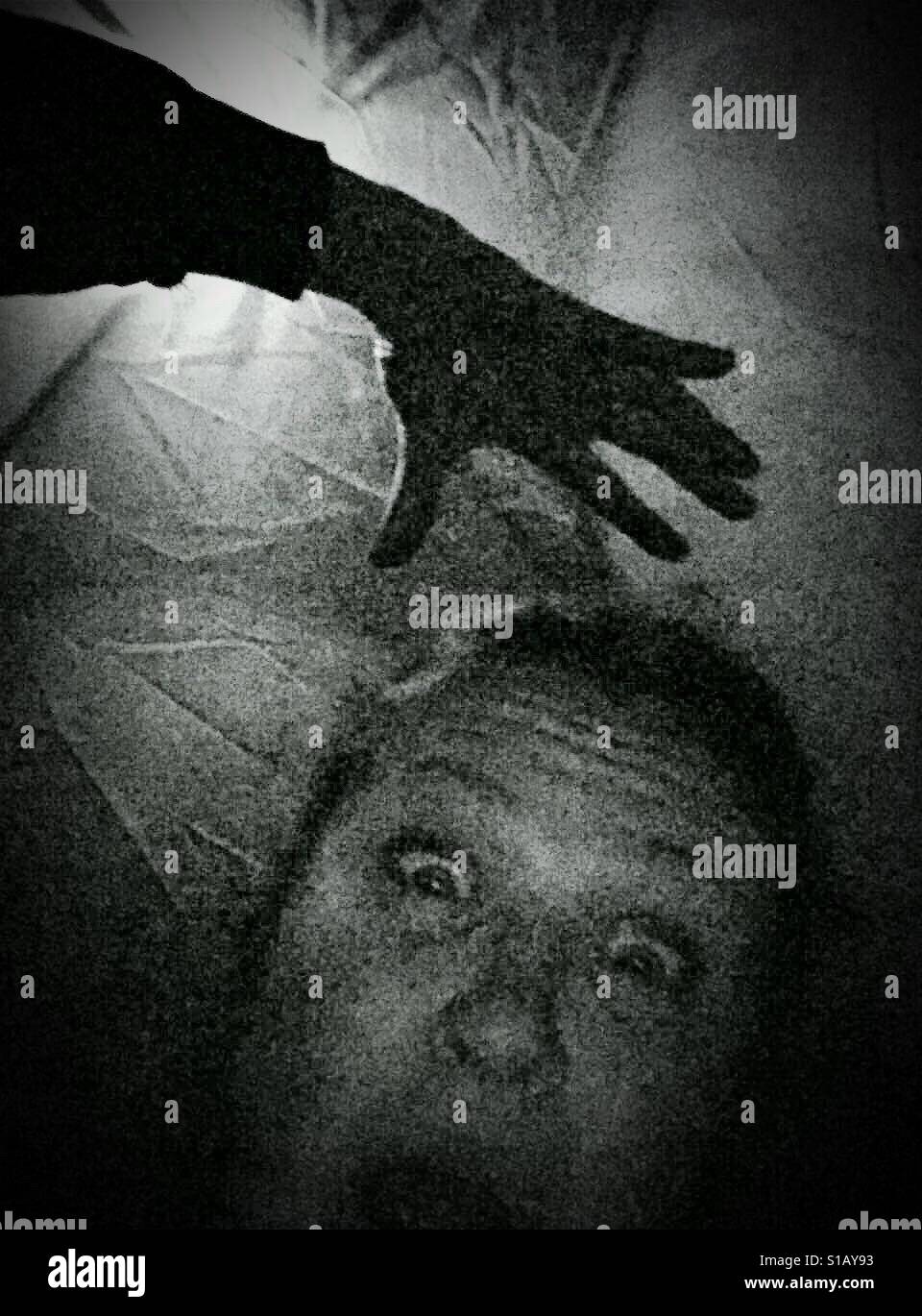 Horrified woman hi-res stock photography and images - Alamy