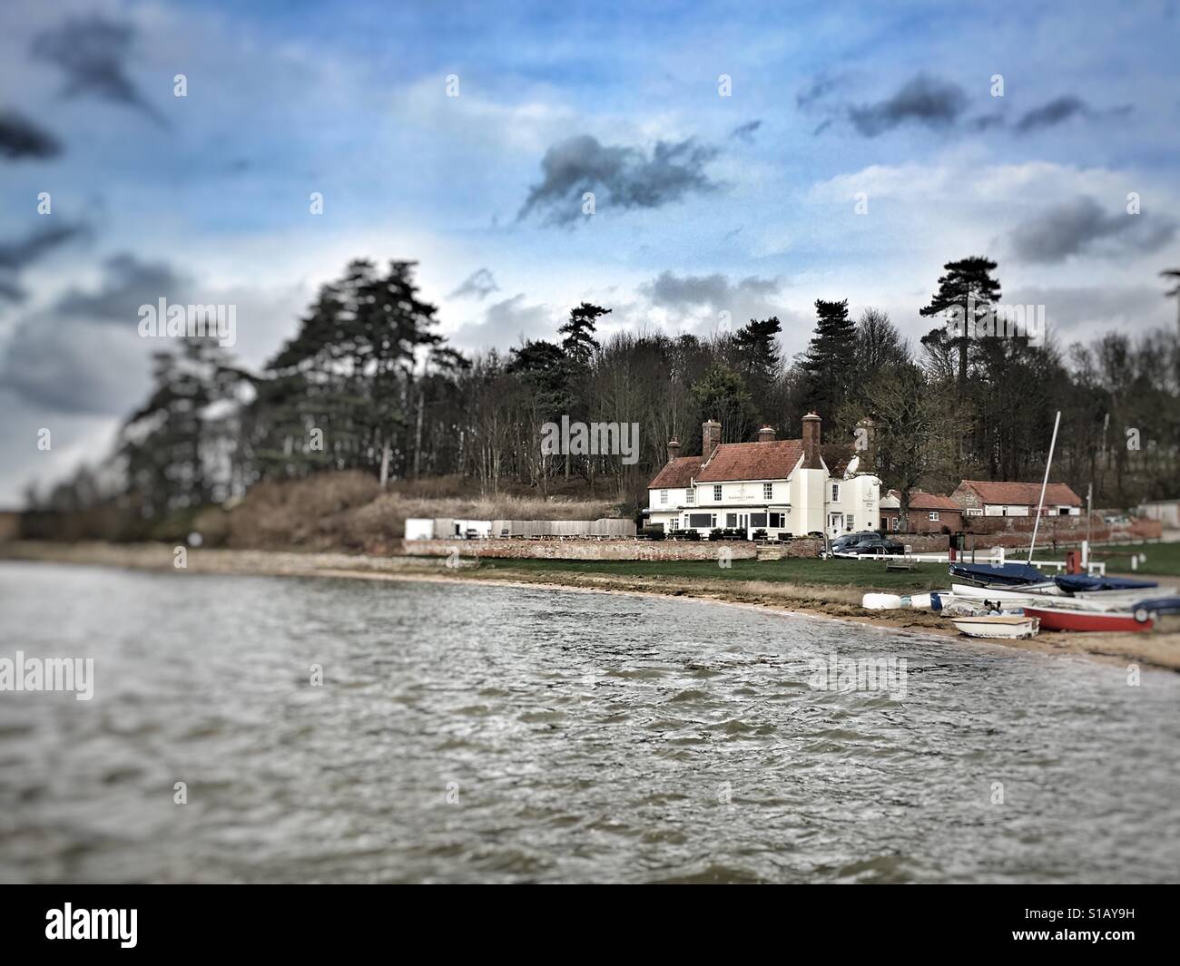 Ramsholt Arms public house, Suffolk, UK Stock Photo - Alamy