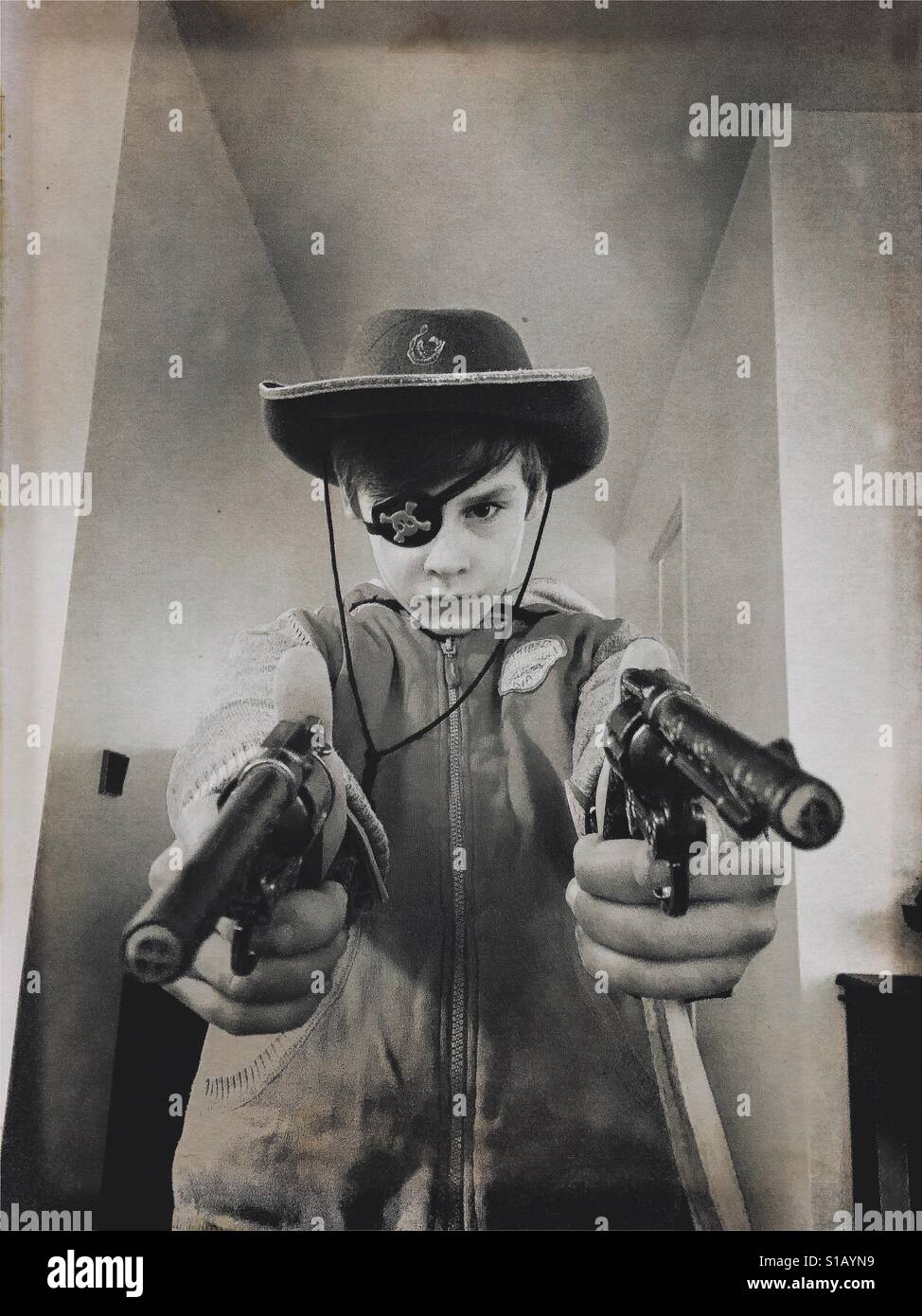 Boy With A Gun High Resolution Stock Photography and Images - Alamy