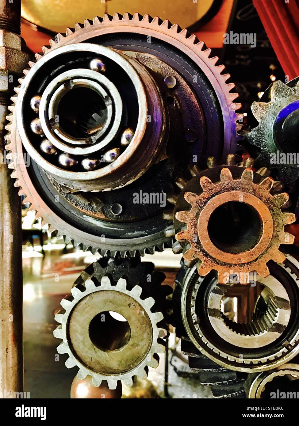 Gears art hi-res stock photography and images - Alamy