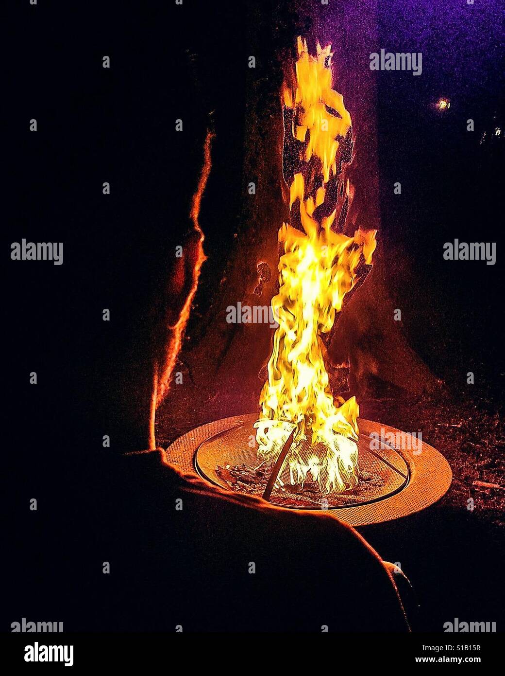 Watching campfire hi-res stock photography and images - Alamy