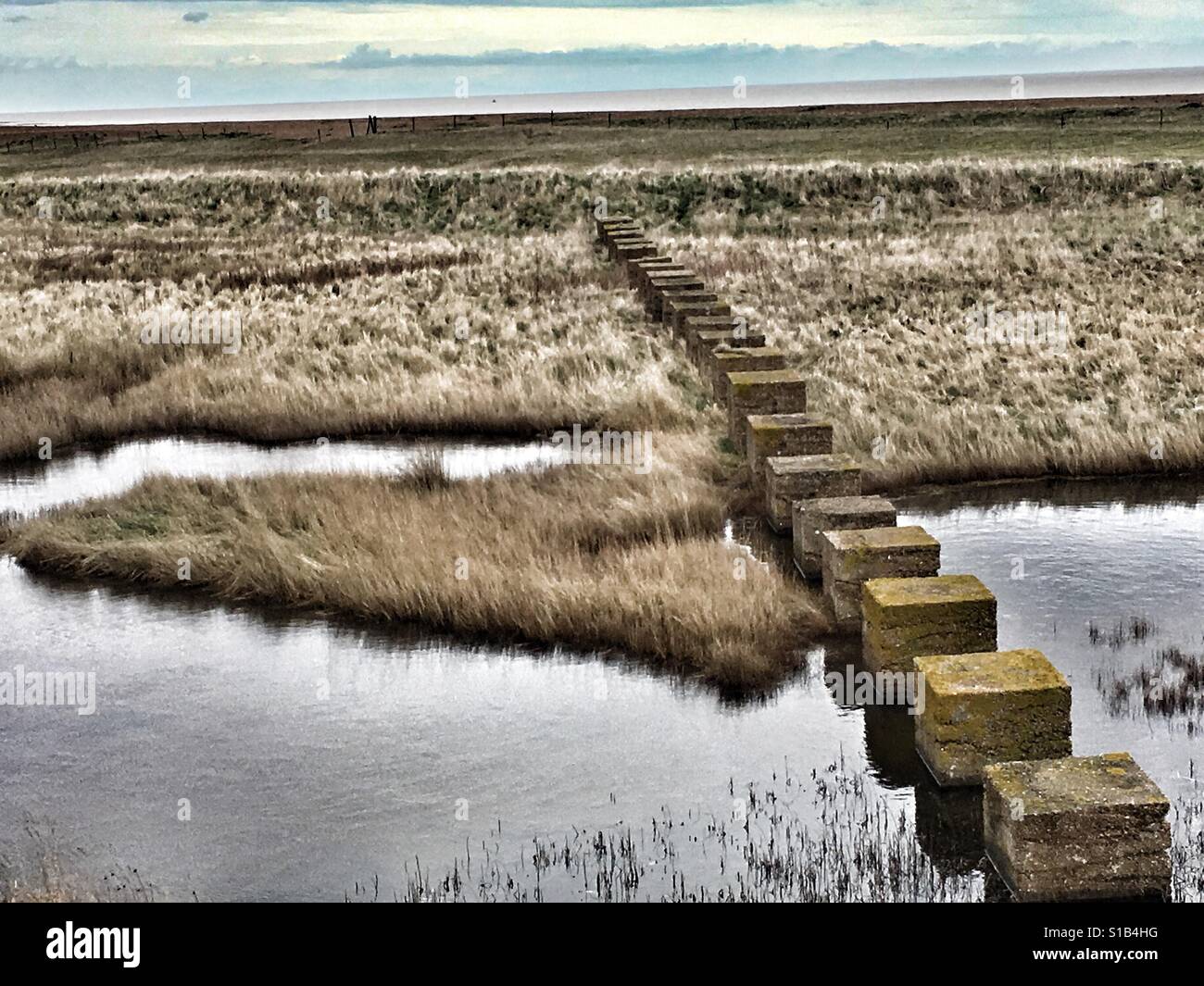 Ww2 anti invasion concrete blocks shingle hi-res stock photography and ...