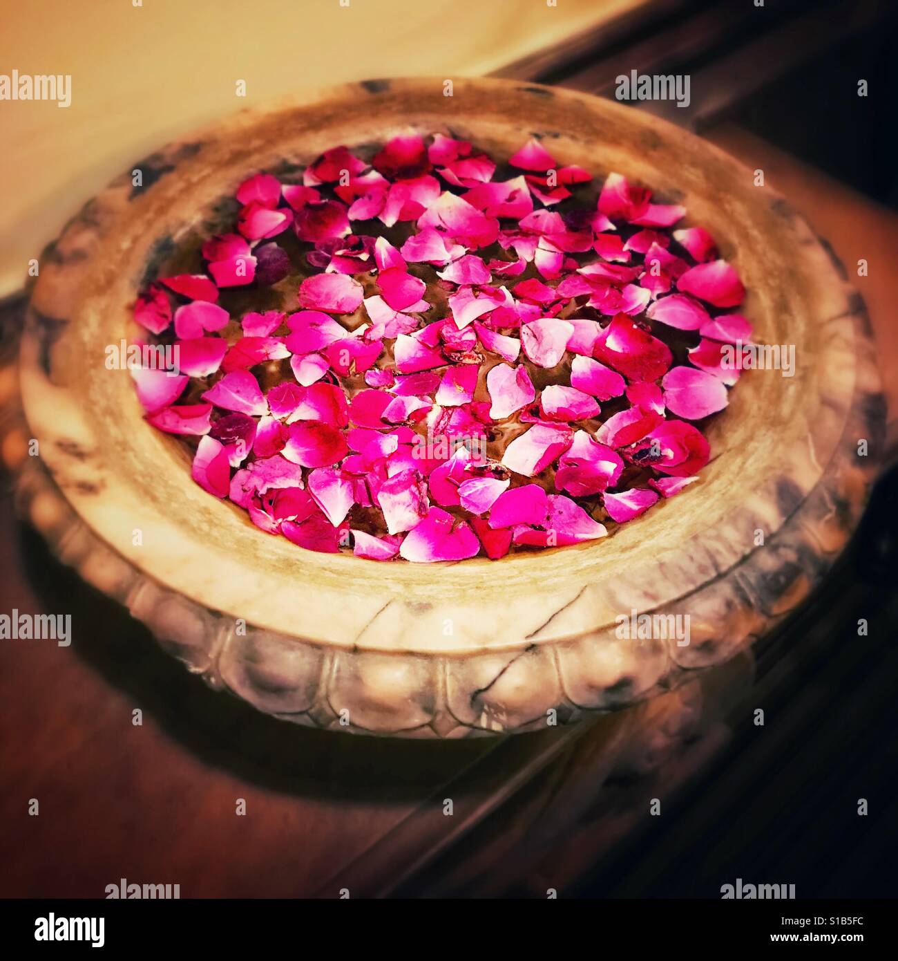 Floating flower petals Stock Photo - Alamy