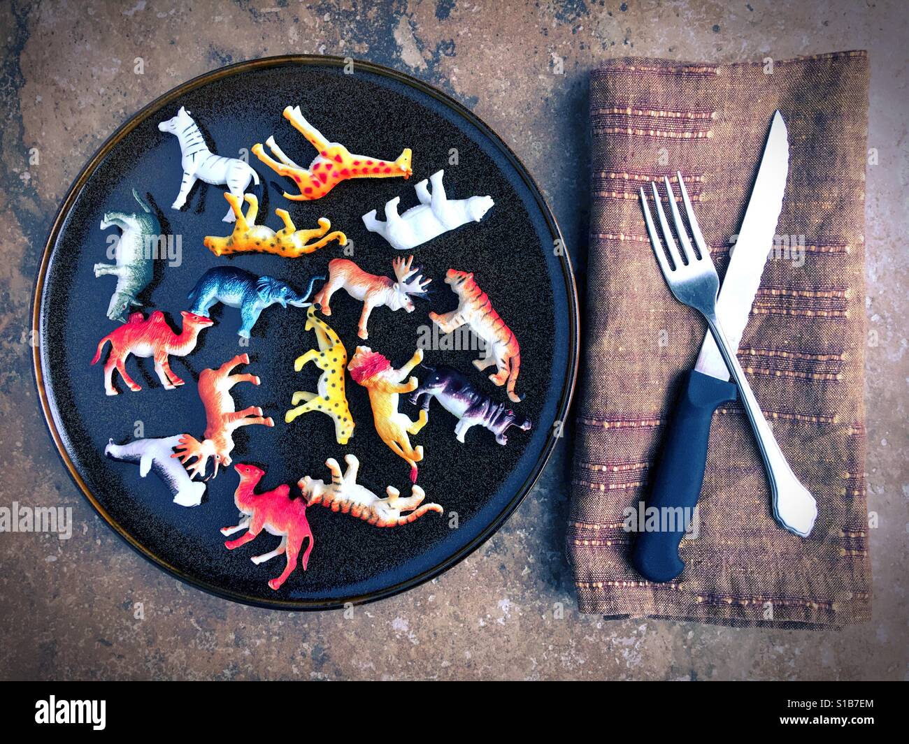 Plastic Toy Food Plate High Resolution Stock Photography and Images - Alamy