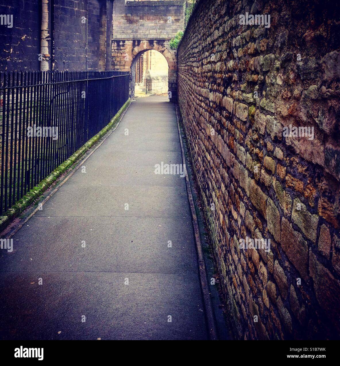 Wall passageway hi-res stock photography and images - Alamy