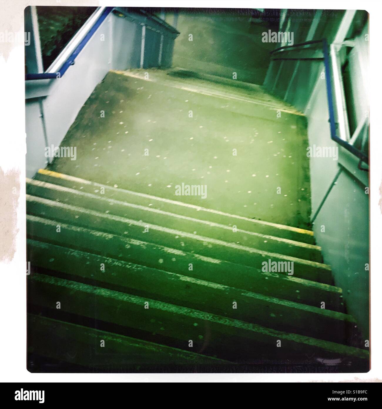 Empty stairs railing hi-res stock photography and images - Alamy