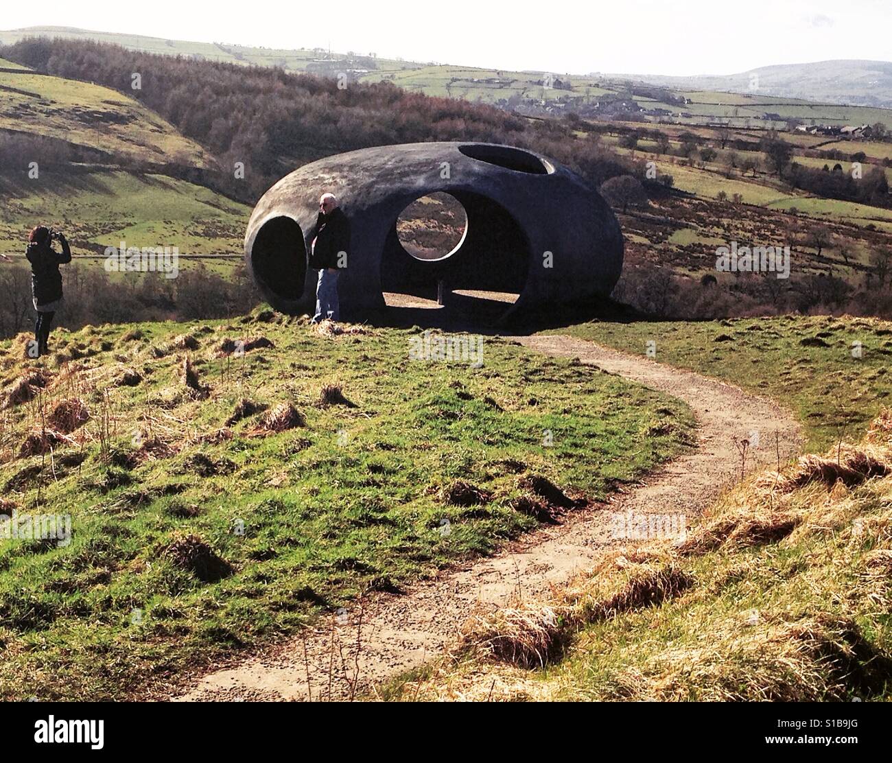 View of pendle hill hi-res stock photography and images - Alamy