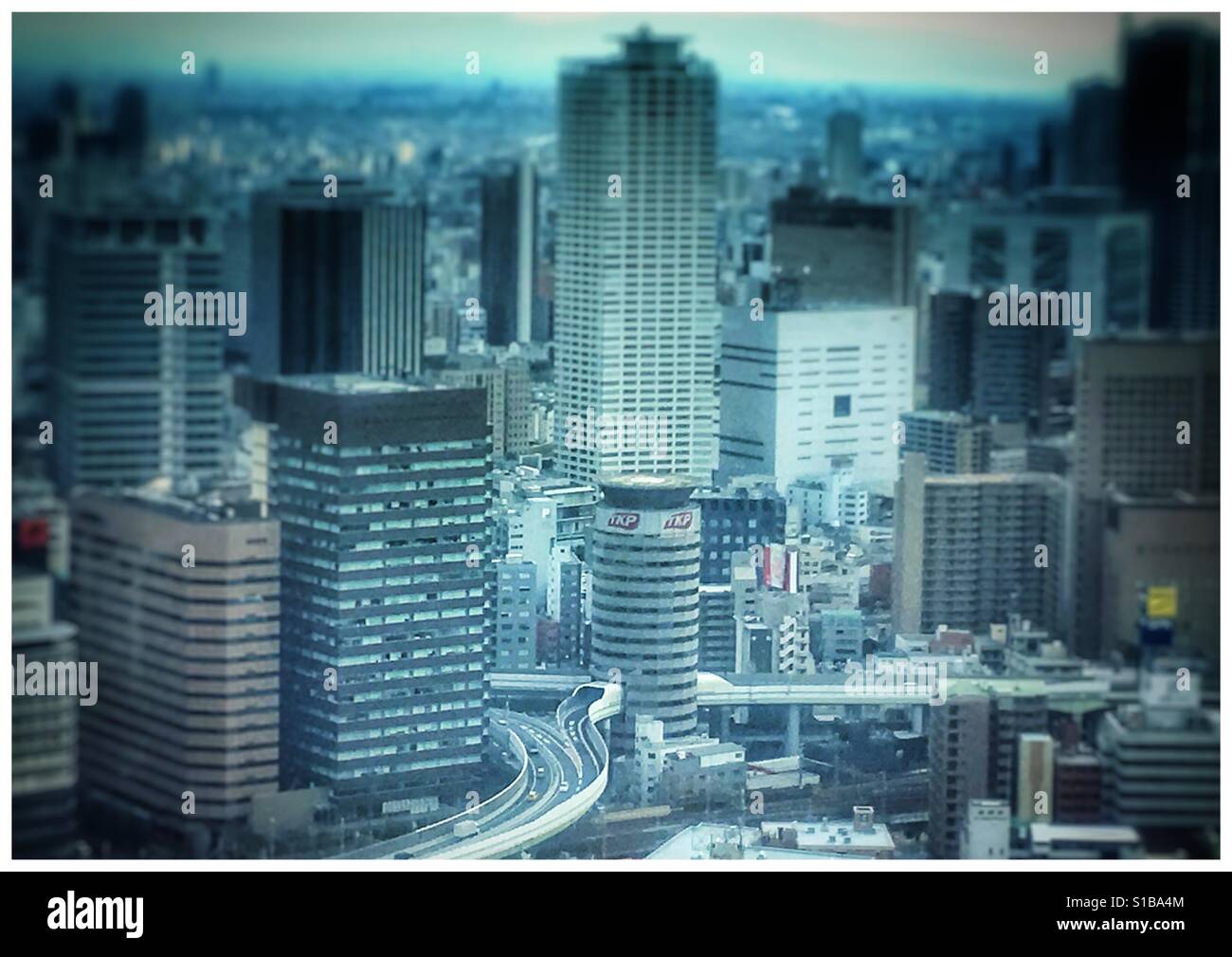 Osaka building highway hi-res stock photography and images - Alamy