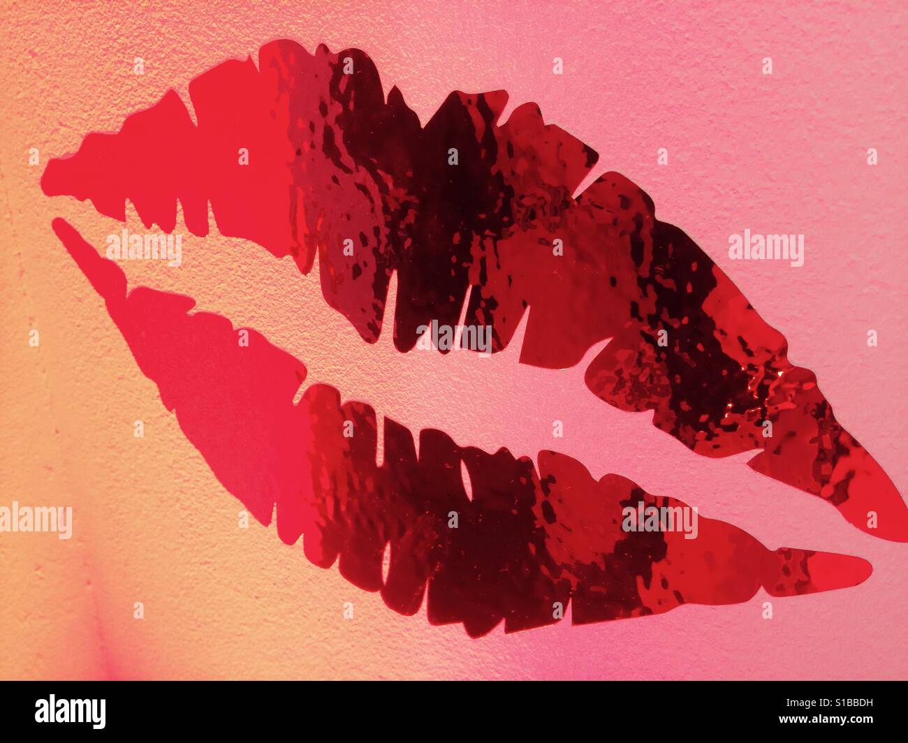 Lips kiss hi-res stock photography and images - Alamy