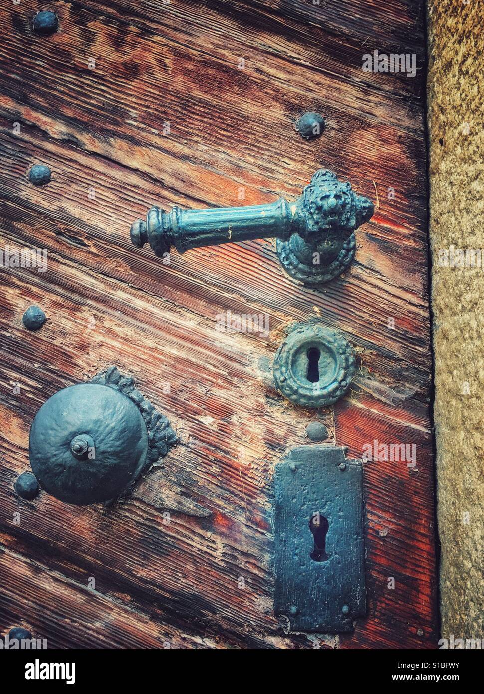 Old door locks hi-res stock photography and images - Alamy